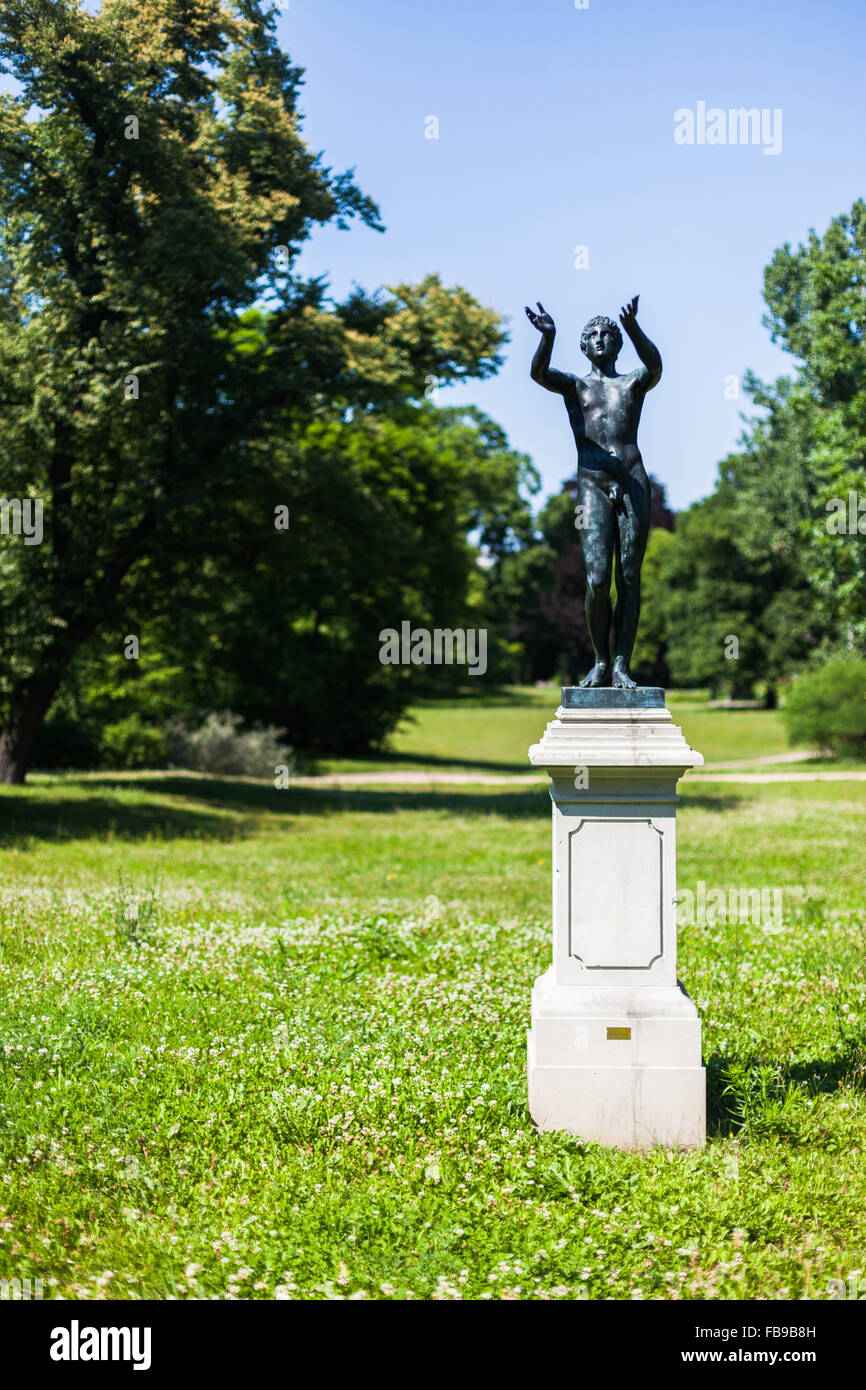 Lysippus, "Praying Boy" statue (reproduction) in the Lennepark ...