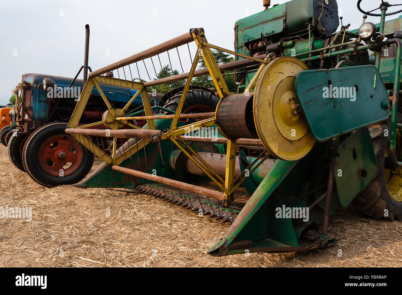 Old thresher hi-res stock photography and images - Alamy