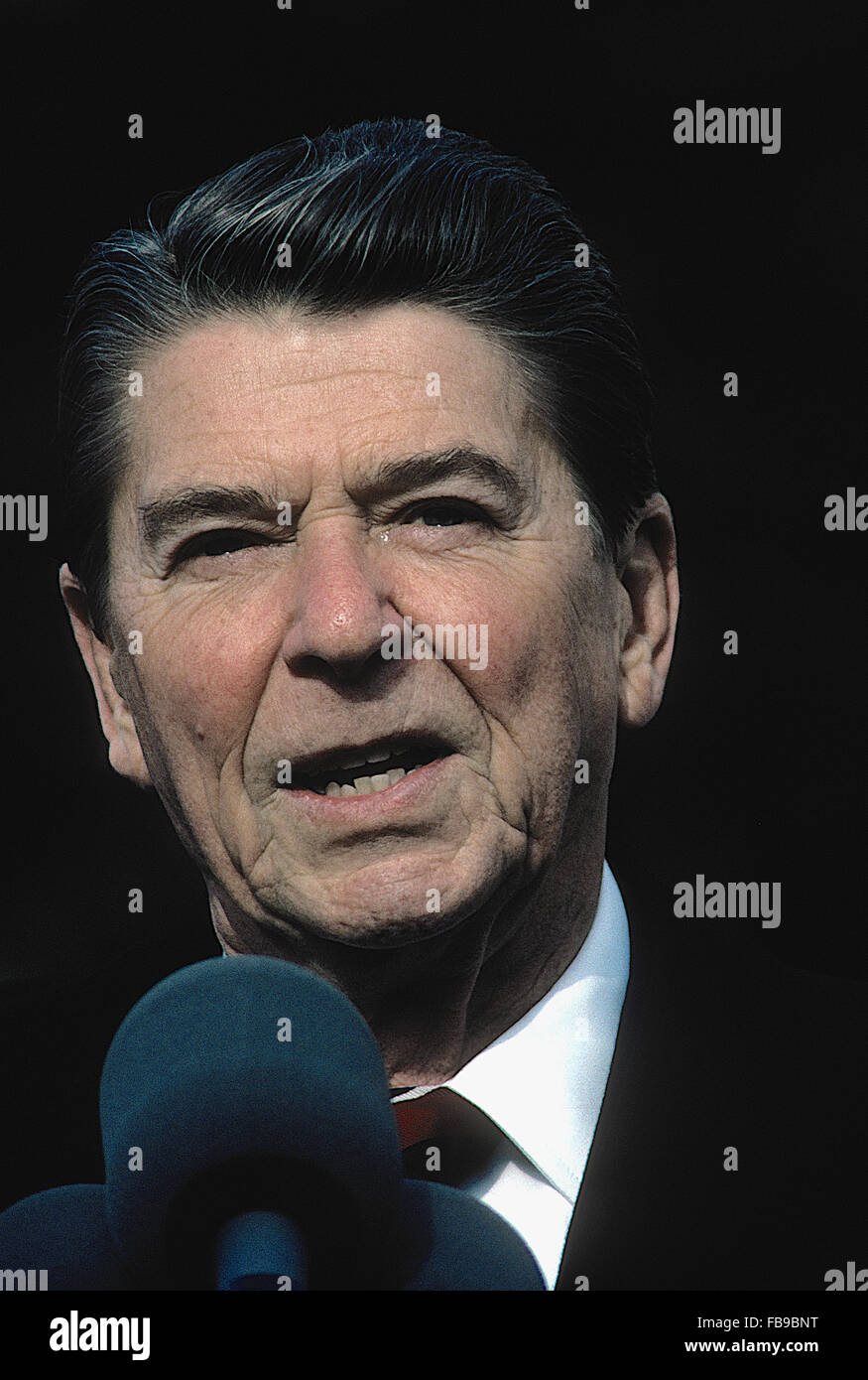 Washington, DC., USA, 13th, November, 1984 President Ronald Reagan ...