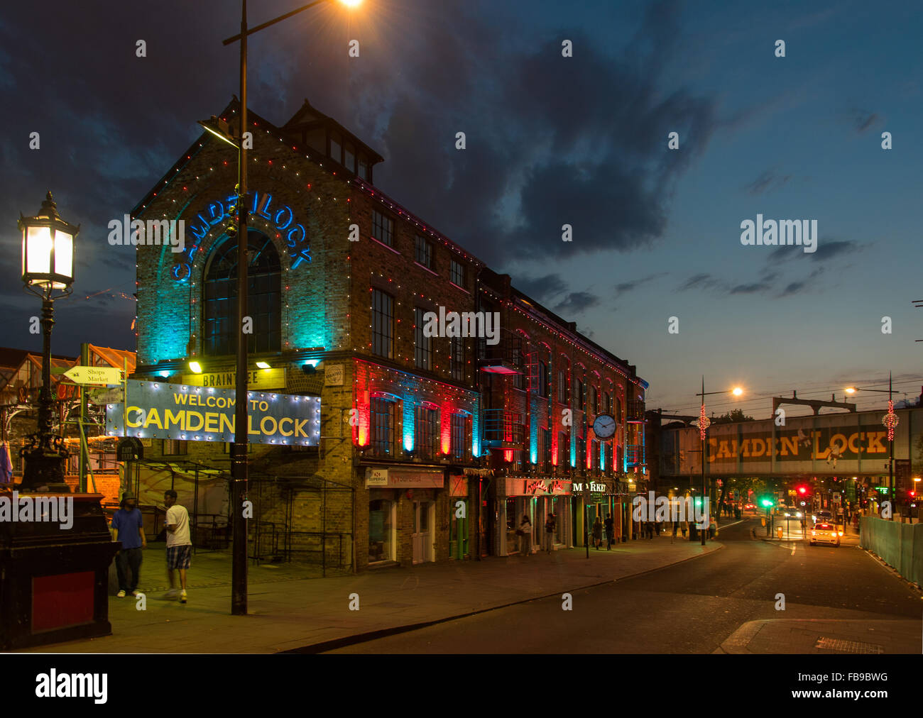 Nigh on the Town Stock Photo - Alamy
