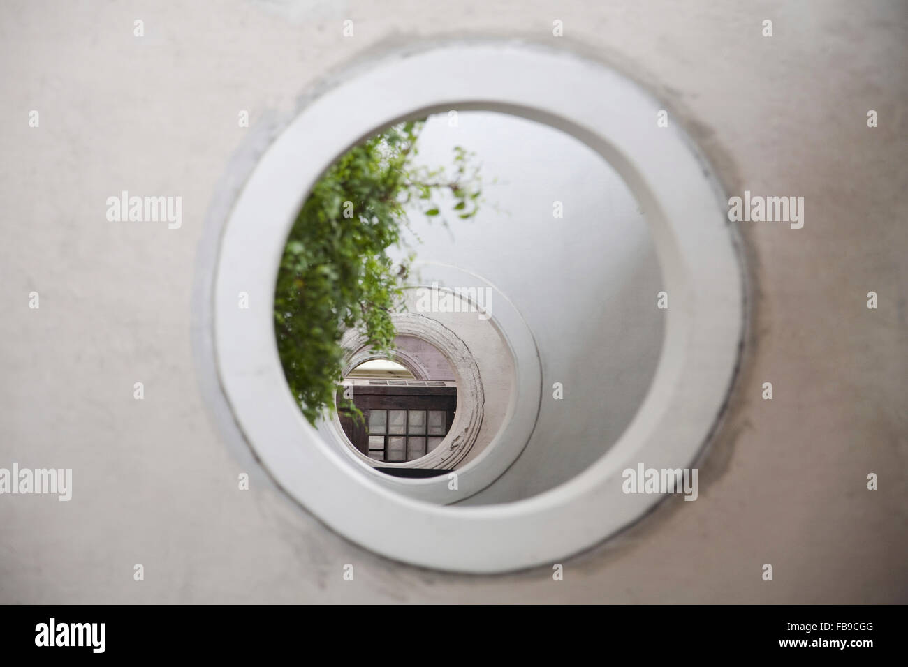 Round windows, Malacca, Malaysia Stock Photo - Alamy