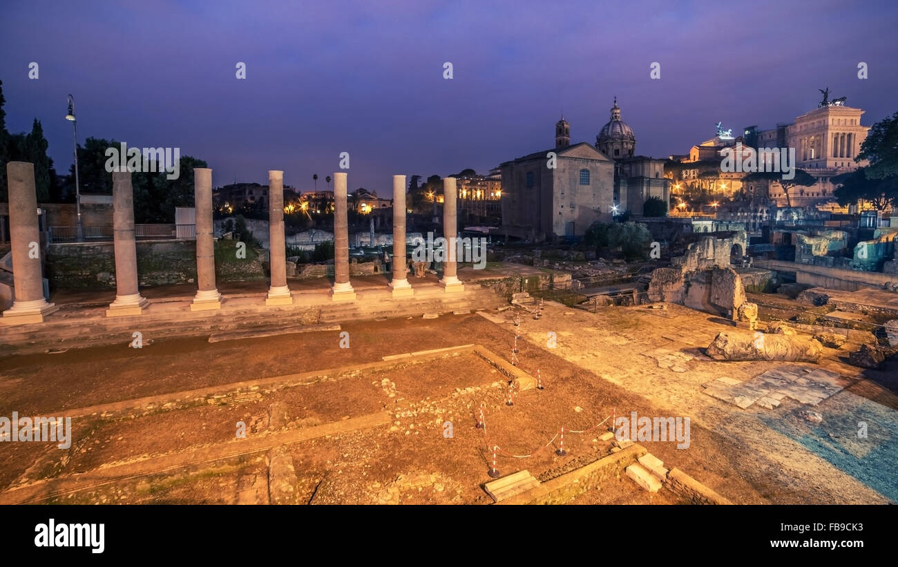 Roman forum sunrise hi-res stock photography and images - Alamy