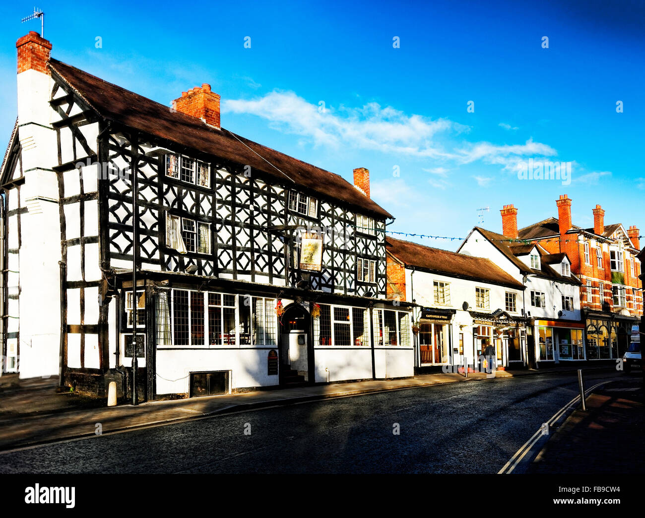 Medieval remnants punctuate the market town of Tenbury Wells ...
