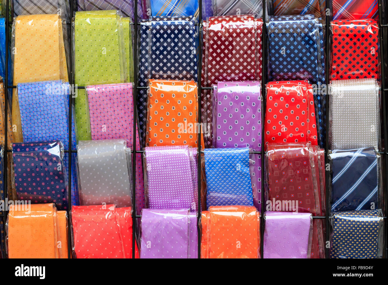 A background with lines of coloured neckties Stock Photo - Alamy