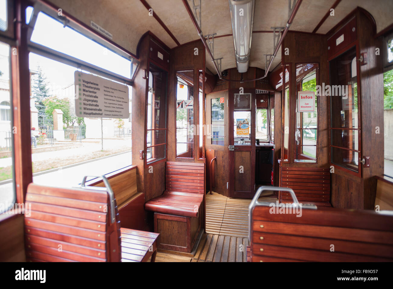 Passenger inside vintage trolley hi-res stock photography and images ...