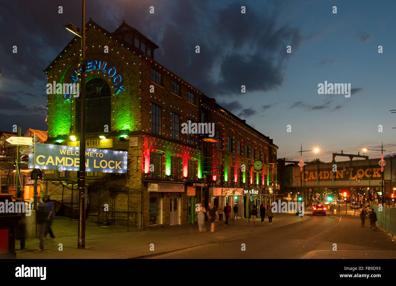 Nigh on the Town Stock Photo - Alamy
