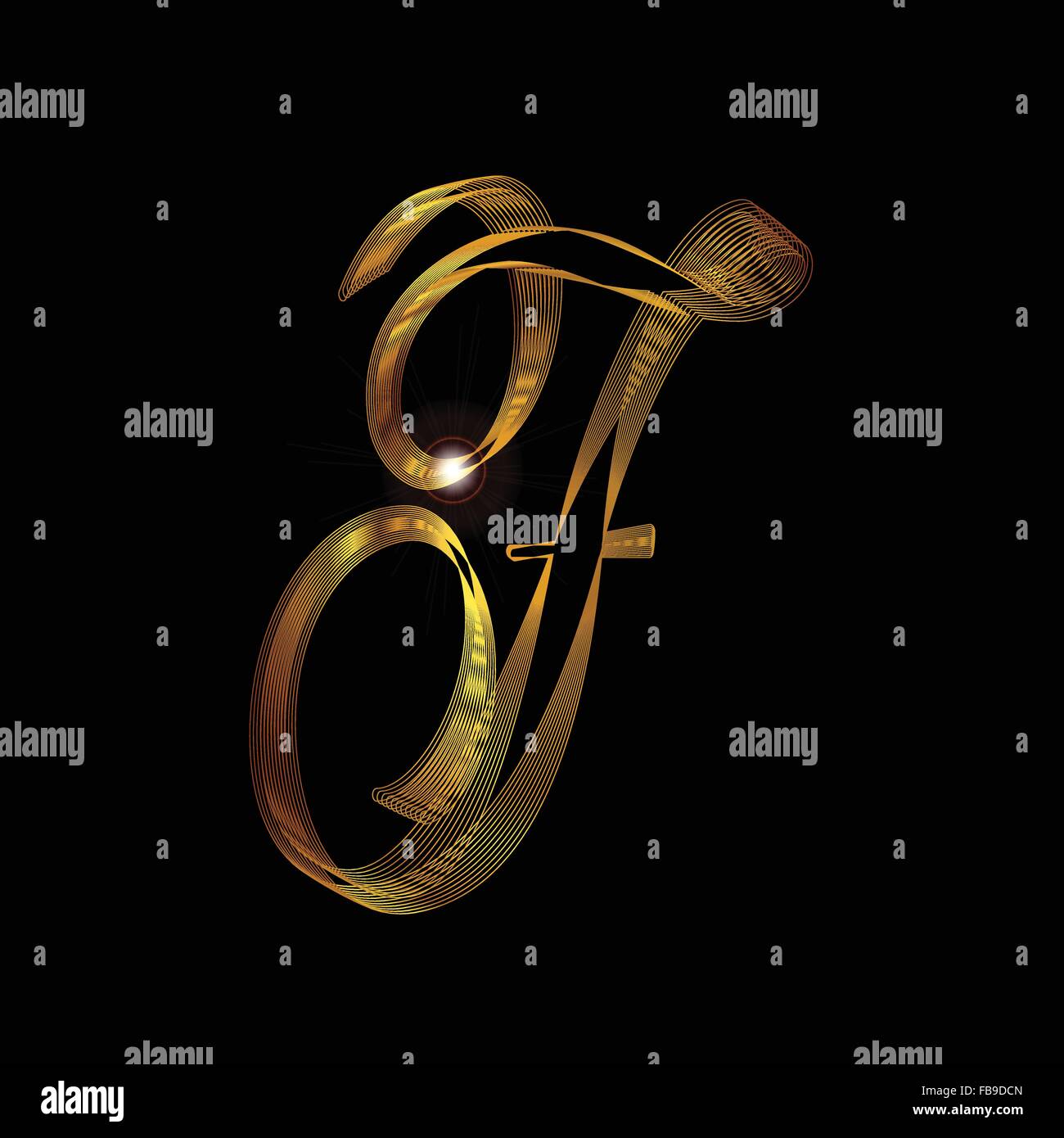 Letter f drawing Stock Vector Images - Alamy