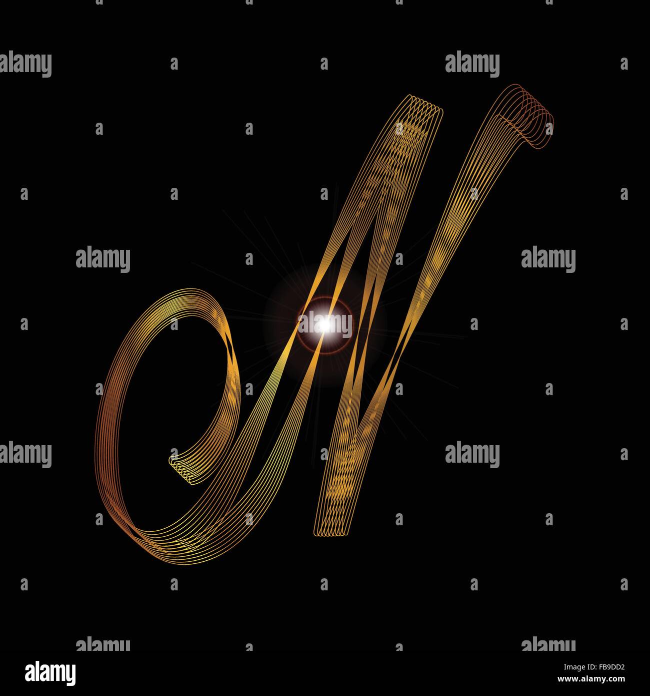 Letter n drawing hi-res stock photography and images - Alamy