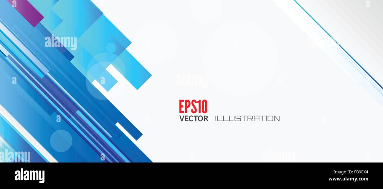 Abstract lines background with colored elements. Banner. Lines, wave ...