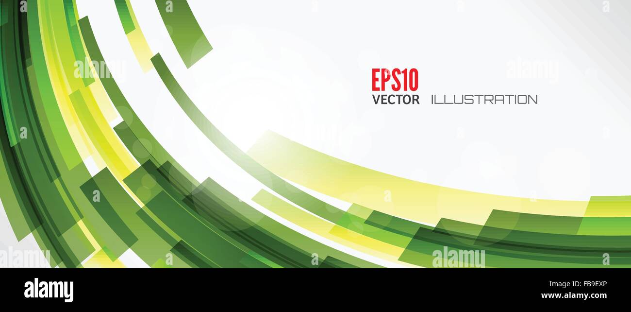 Abstract lines background with colored elements. Banner. Lines, wave ...