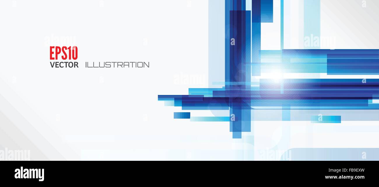 Abstract lines background with colored elements. Banner. Lines, wave ...