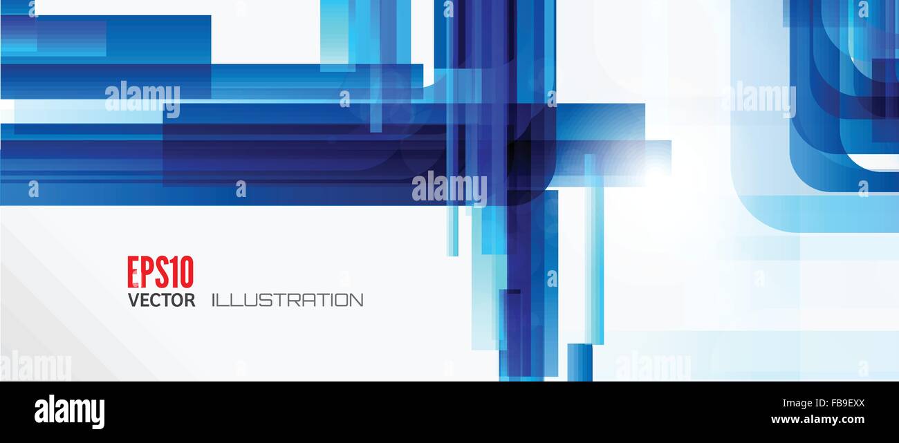 Abstract lines background with colored elements. Banner. Lines, wave ...