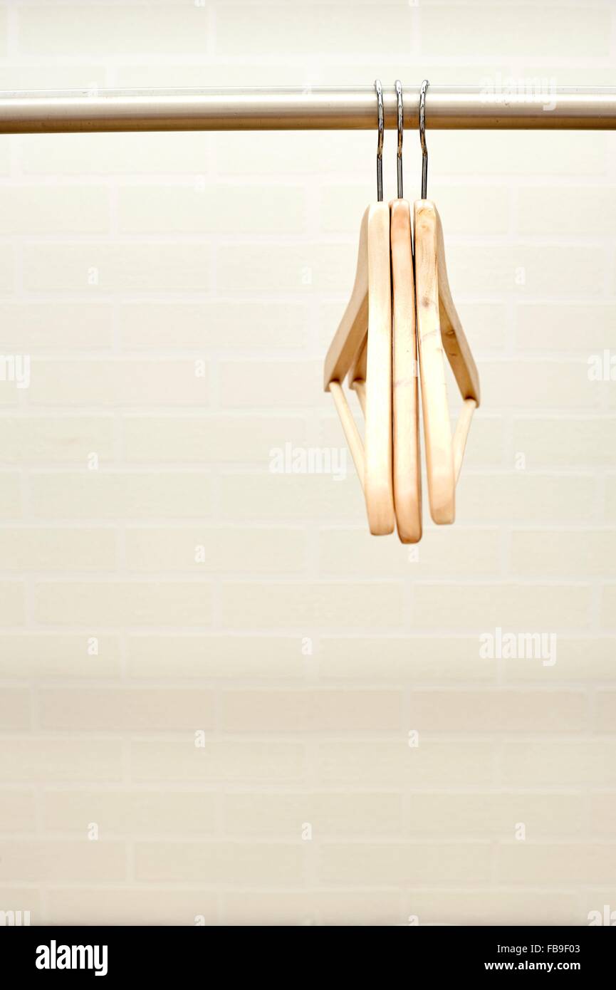 A studio image of hanging clothes Stock Photo - Alamy