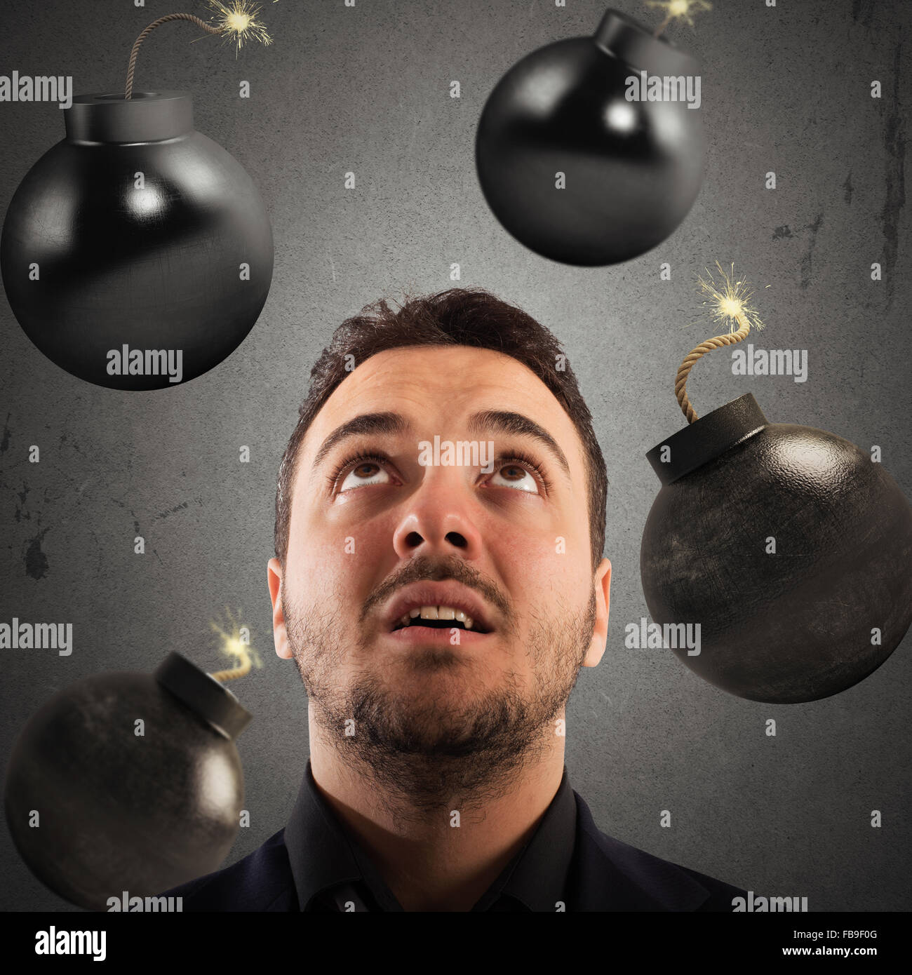 Business fail man stress hi-res stock photography and images - Alamy
