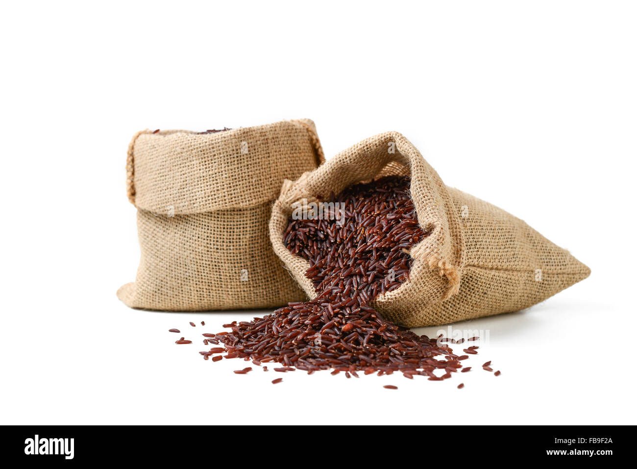 Red rice in bag hi-res stock photography and images - Alamy