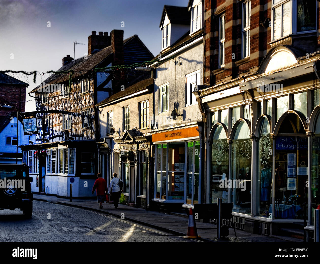 Medieval remnants punctuate the market town of Tenbury Wells ...