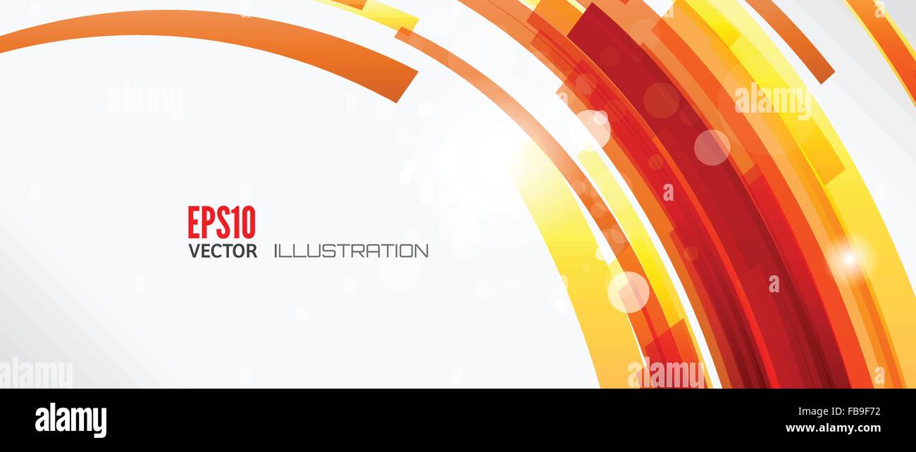 Abstract lines background with colored elements. Banner. Lines, wave ...