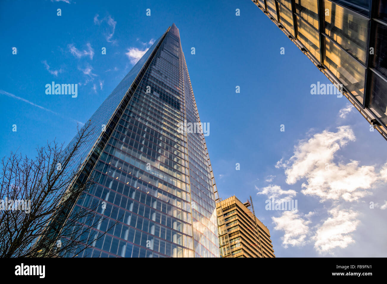 View of the Shard in London Stock Photo - Alamy