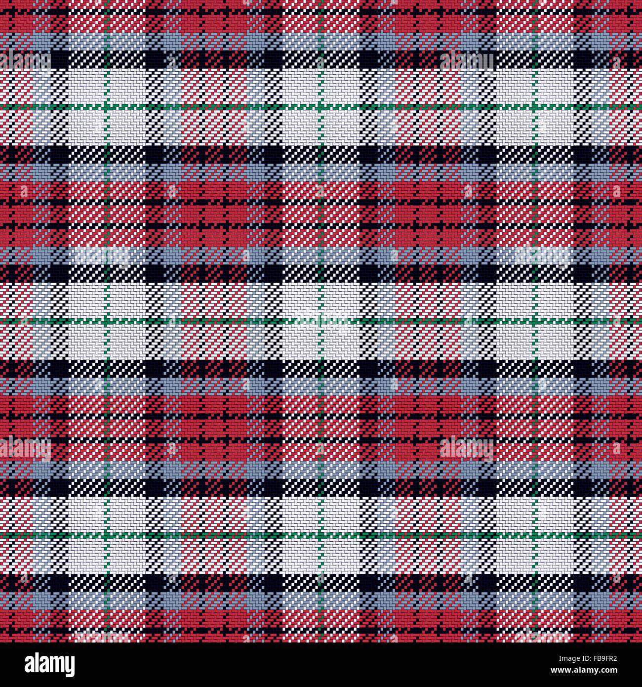 vector seamless pattern Scottish tartan black Stock Vector Image & Art ...