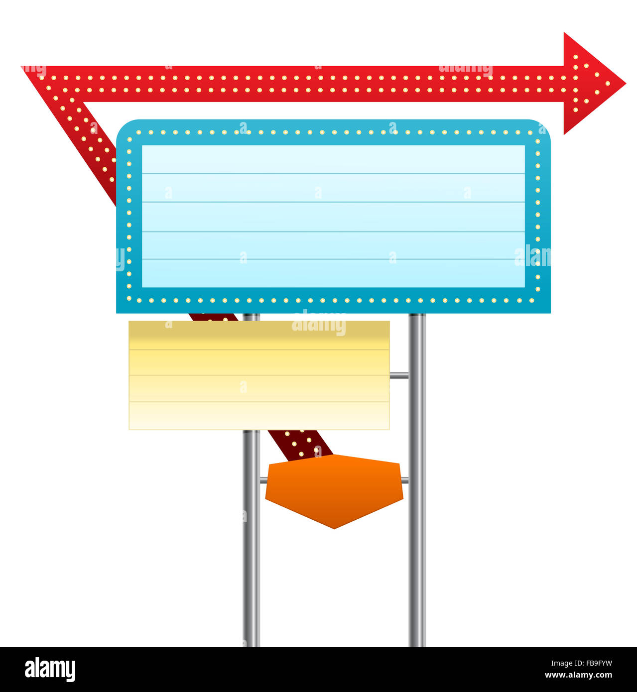 Blank sign board hi-res stock photography and images - Alamy