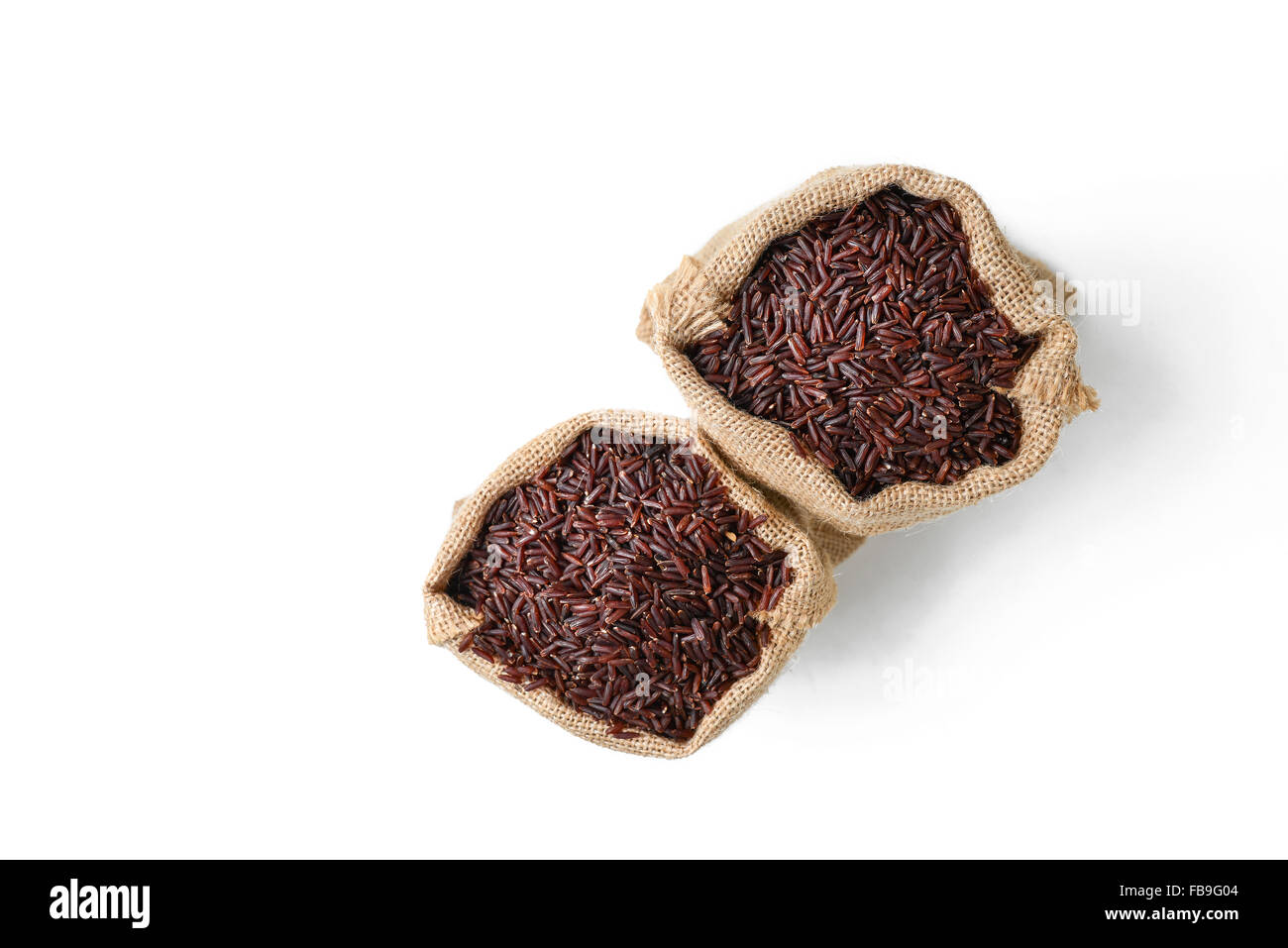 Red rice in bag hi-res stock photography and images - Alamy