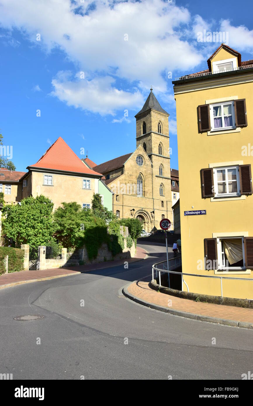 View in Bamberg, Germany, Bavaria, region Upper Franconia Stock Photo ...