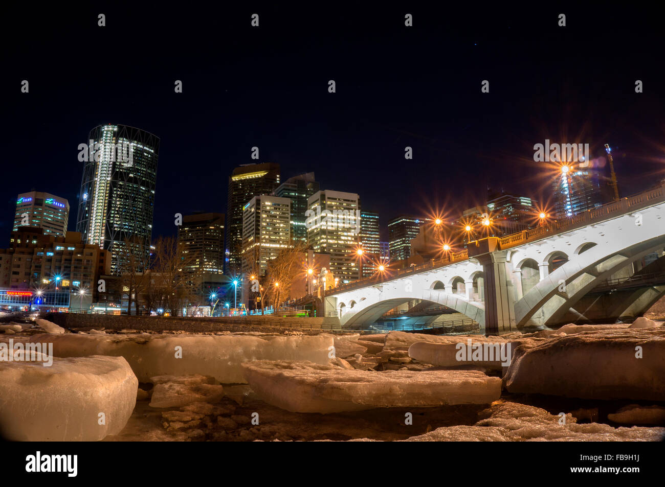 Calgary centre street bridge hi-res stock photography and images - Alamy