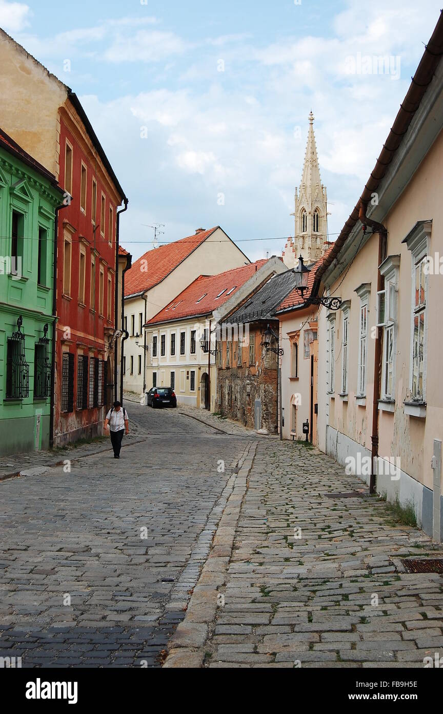 A colourful street in Bratislava, Slovakia Stock Photo - Alamy