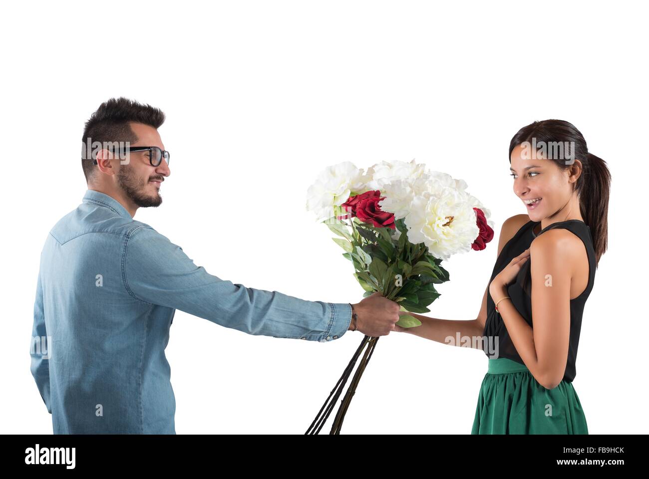 Girlfriend and boyfriend Stock Photo - Alamy