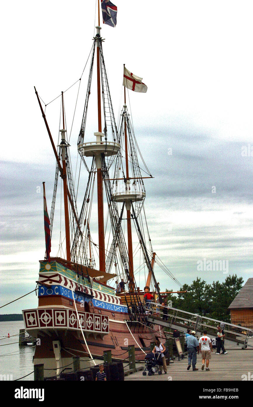 Jamestown virginia ship High Resolution Stock Photography and Images ...
