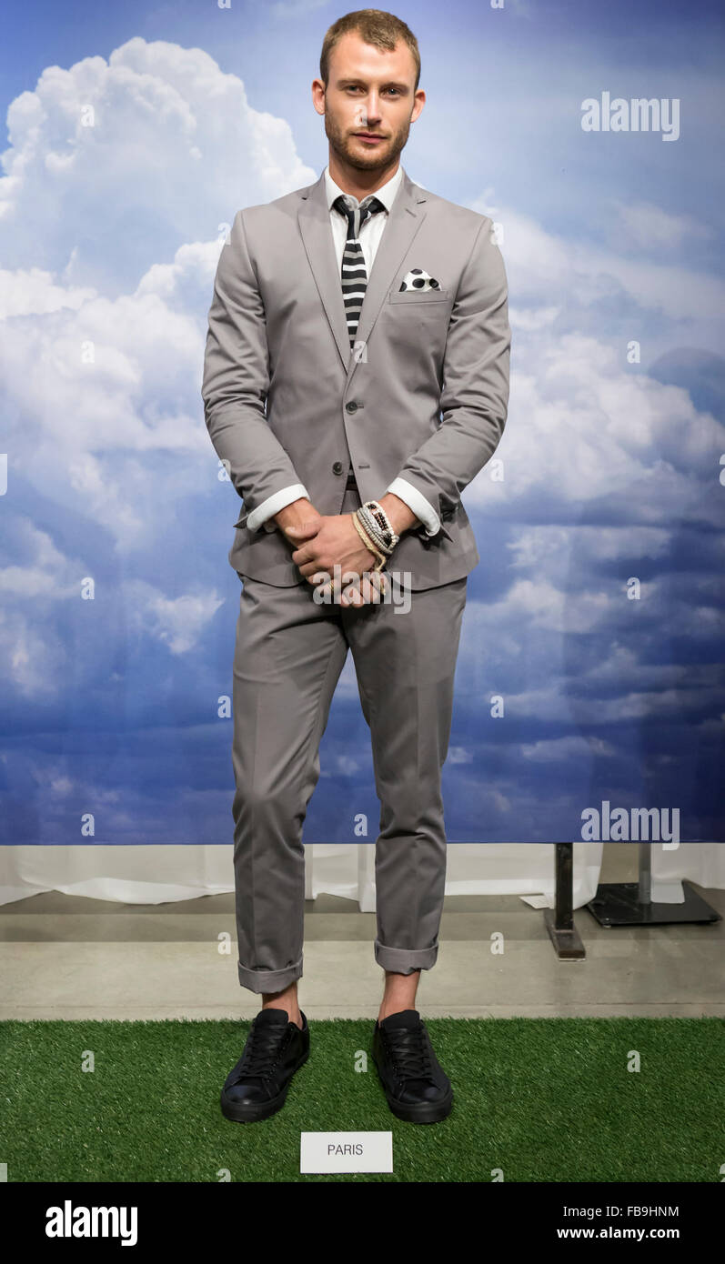 NEW YORK, NY - JULY 14, 2015: Sebastian Lund poses at Nick Graham ...