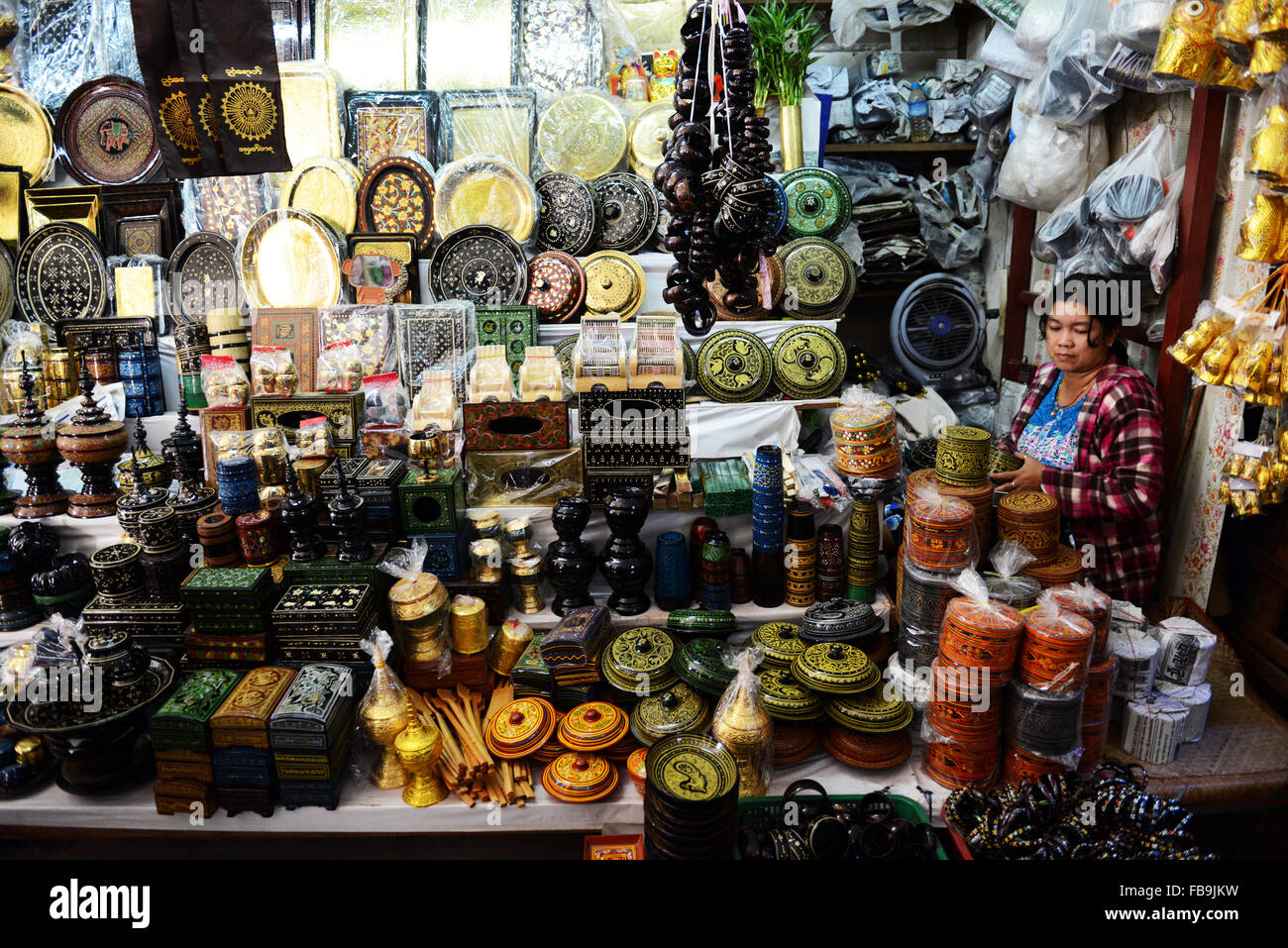 Burmese lacquerware hi-res stock photography and images - Alamy