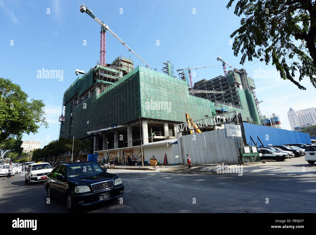 The new Junction city shopping mall and towers under construction in ...
