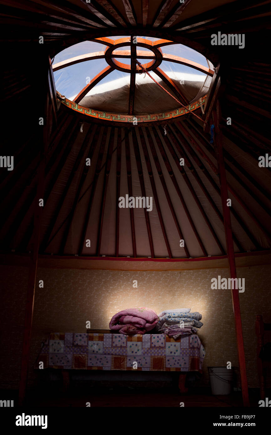 Mongolia yurt inside hi-res stock photography and images - Alamy