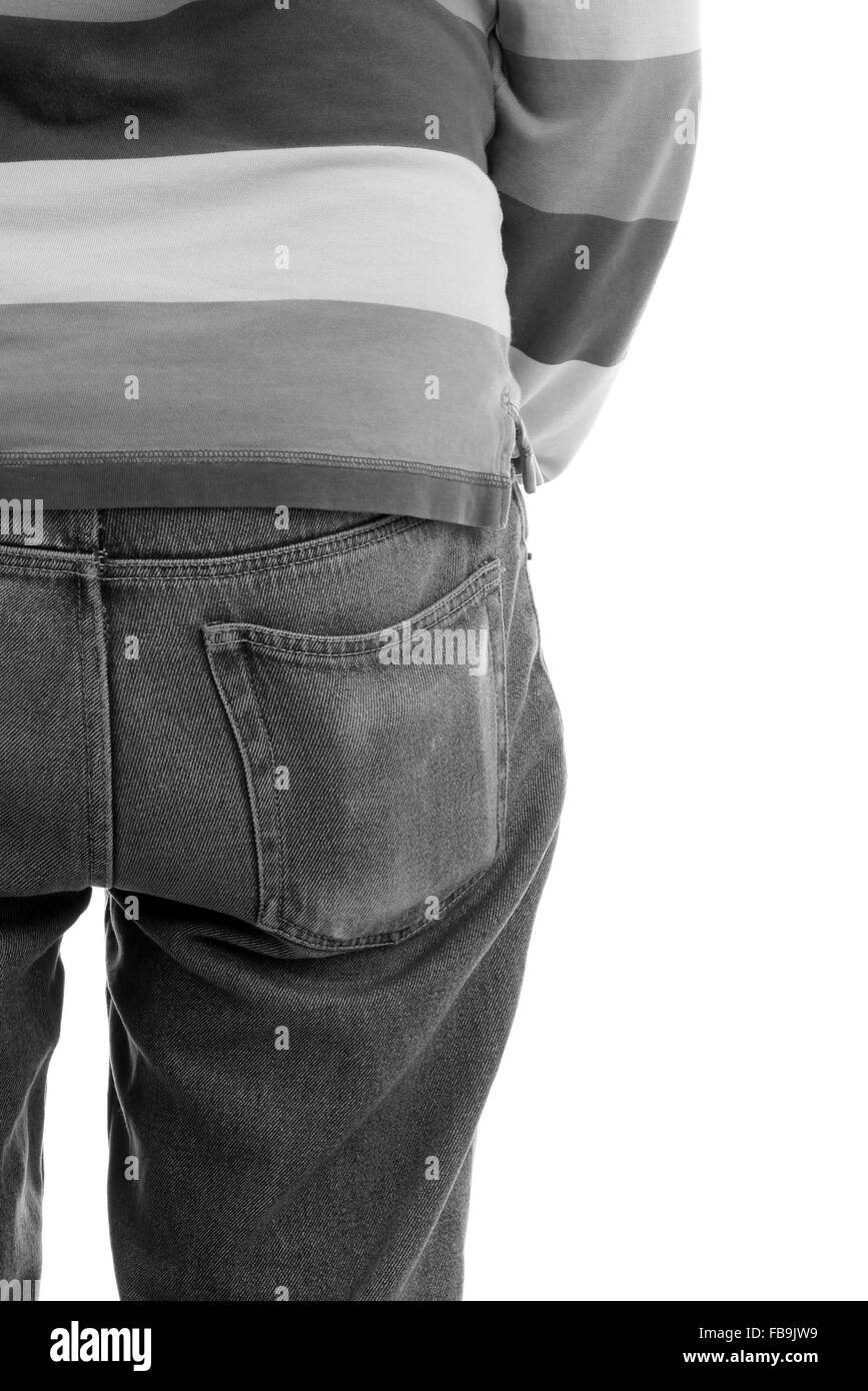 Jeans and shirt guy Black and White Stock Photos & Images - Alamy