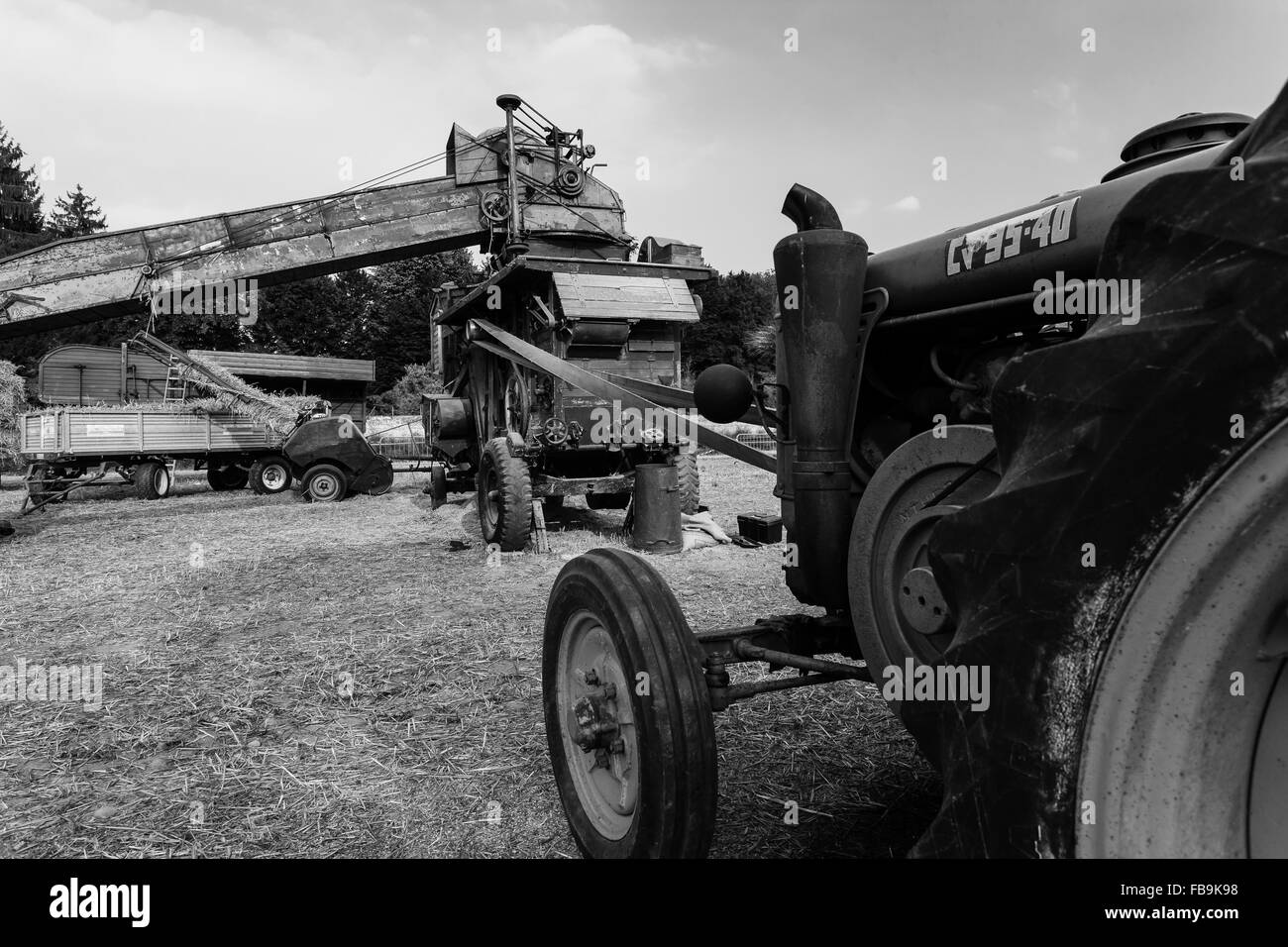 Mechanic farm Black and White Stock Photos & Images - Alamy