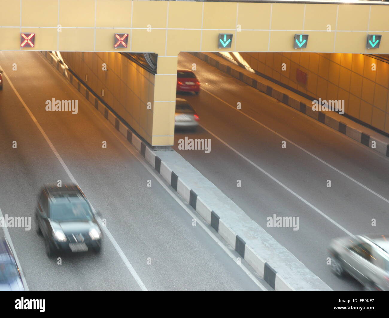 road tunnel under bridge Stock Photo - Alamy