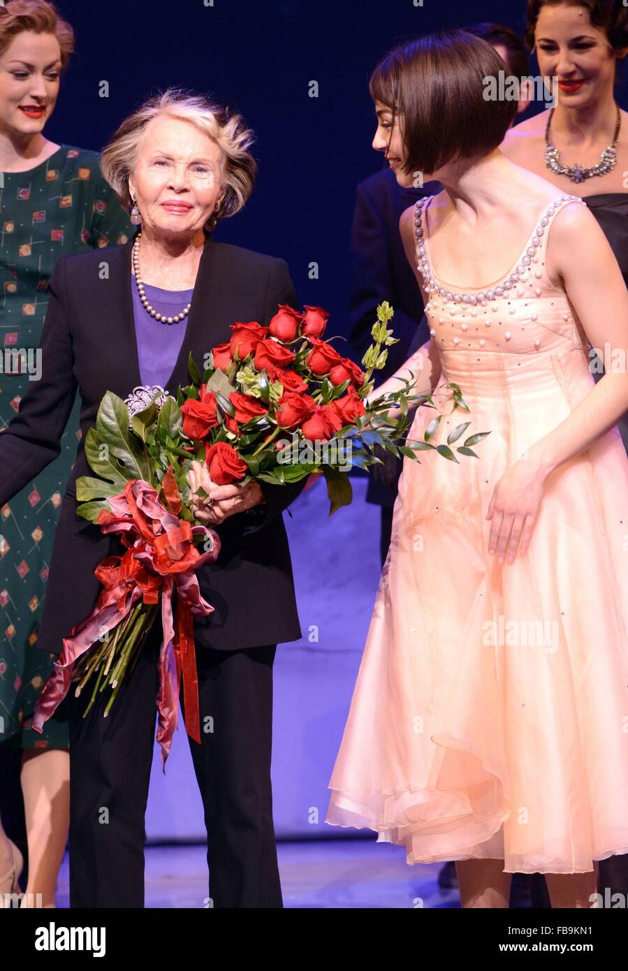 New York, NY, USA. 12th Jan, 2016. Leslie Caron, Leanne Cope in ...