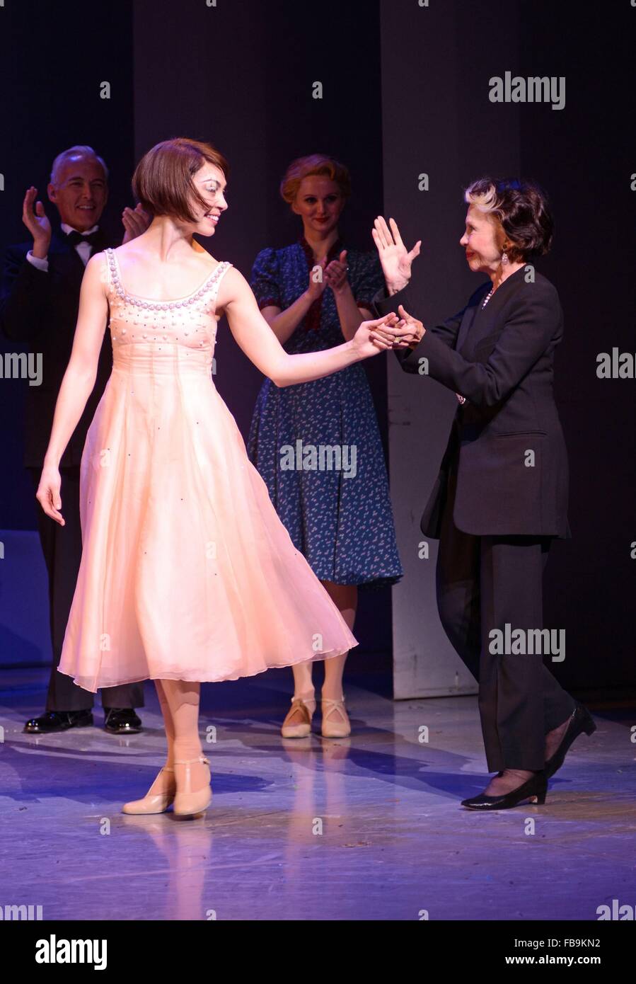 New York, NY, USA. 12th Jan, 2016. Leslie Caron, Leanne Cope in ...