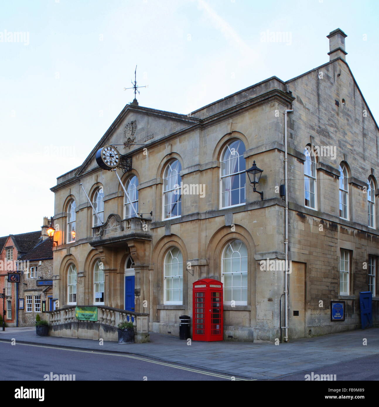 Town Hall Corsham Wiltshire England Stock Photo - Alamy