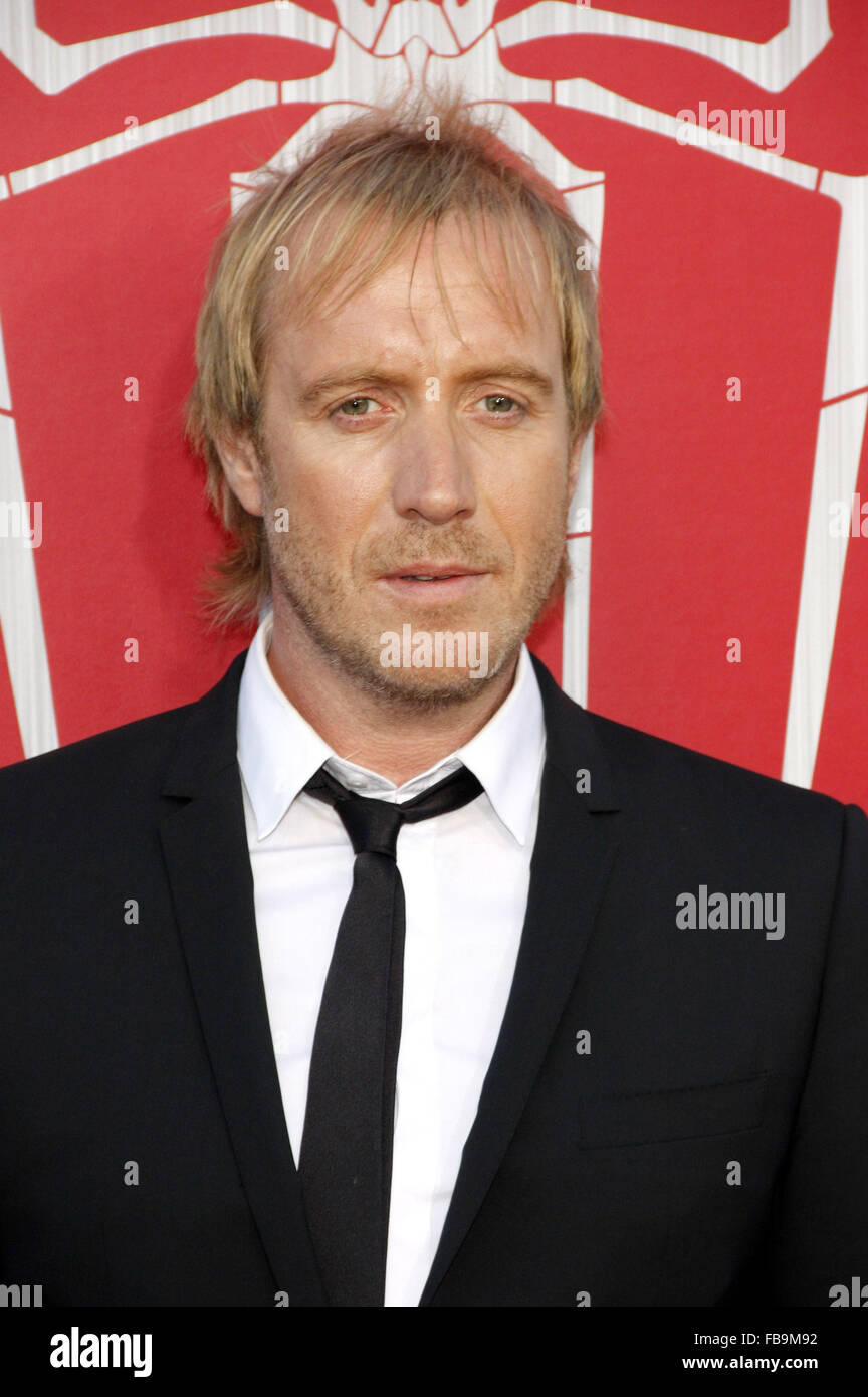 Rhys Ifans at the Los Angeles premiere of "The Amazing Spider-Man" held ...