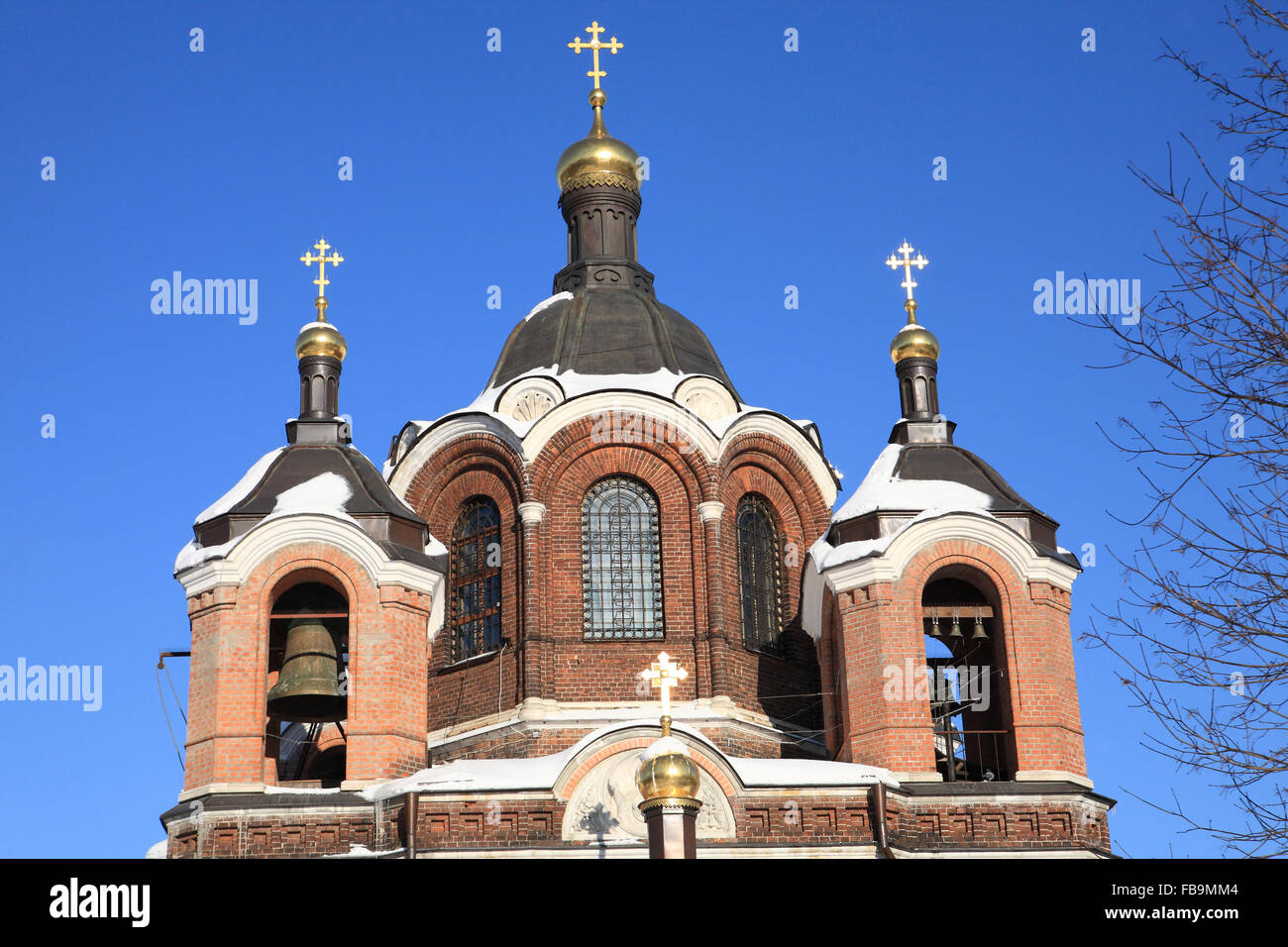 church in the winter daytime Stock Photo - Alamy