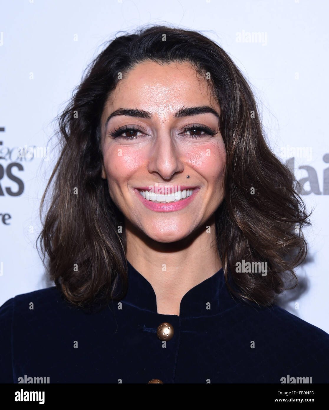 Hollywood, California, USA. 12th Jan, 2016. Necar Zadegan arrives for ...