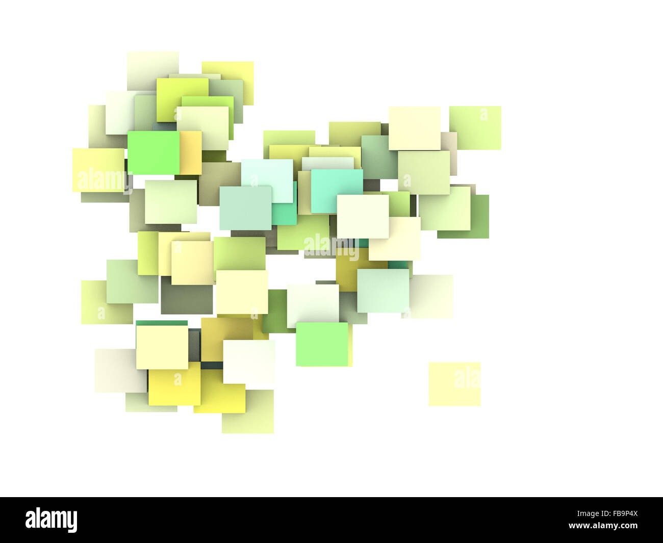 abstract composition with green yellow plane on white Stock Photo - Alamy