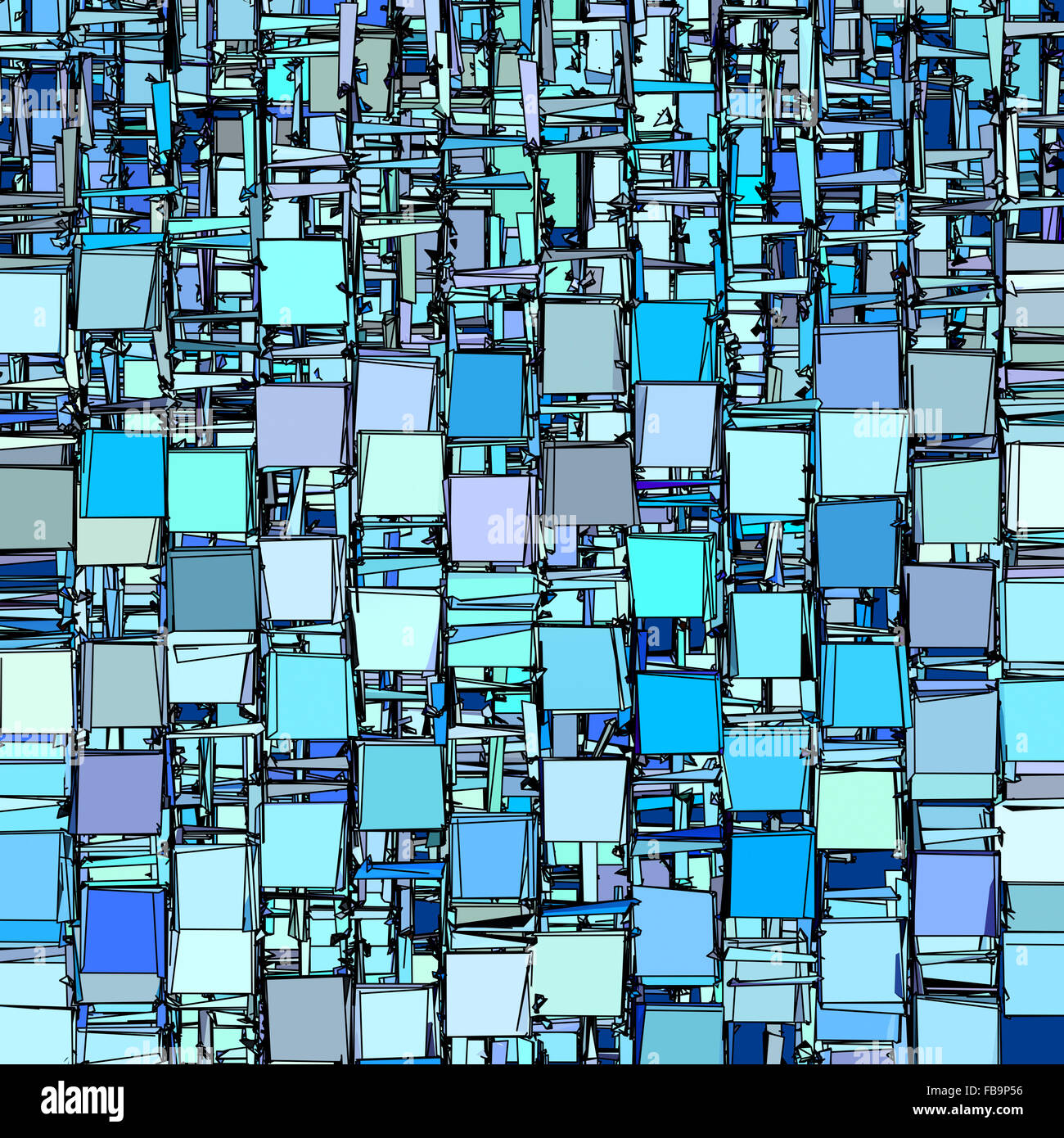 abstract fragmented backdrop pattern in blue Stock Photo - Alamy