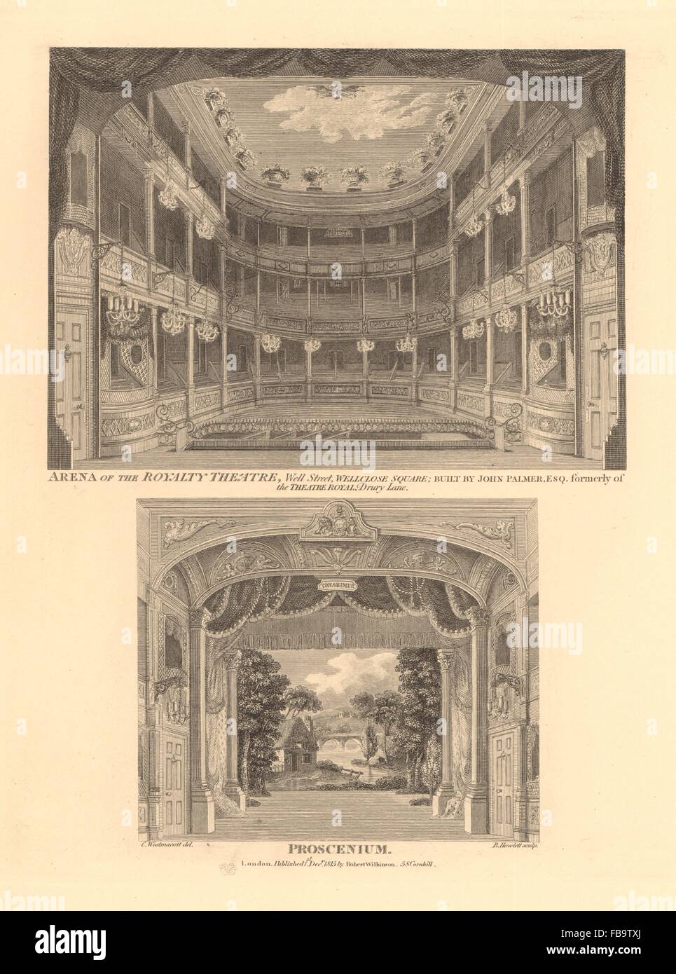 ROYALTY THEATRE, WELLCLOSE SQUARE. Whitechapel, London. Interior ...