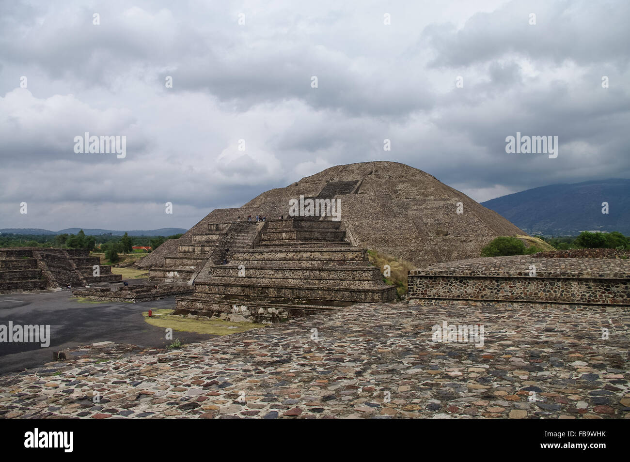 Pyramid of the Moon. Teotihuacan, Mexico Stock Photo - Alamy