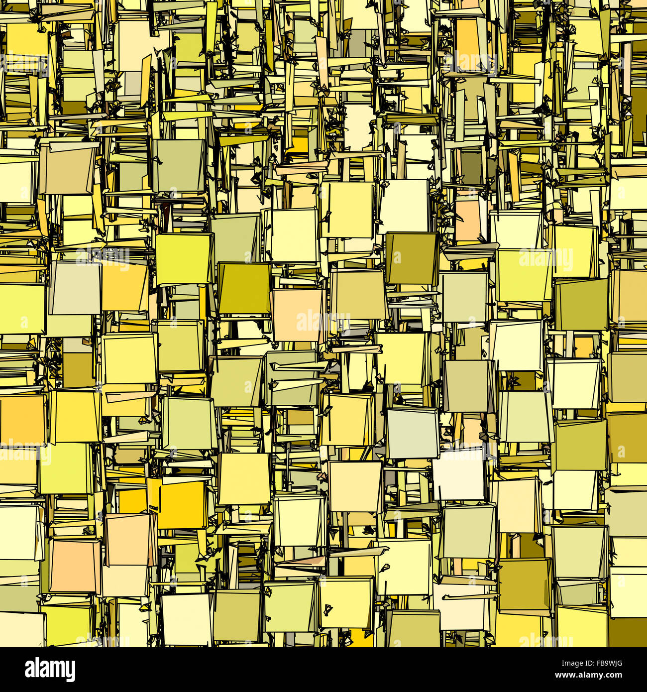 abstract fragmented backdrop pattern in yellow Stock Photo - Alamy