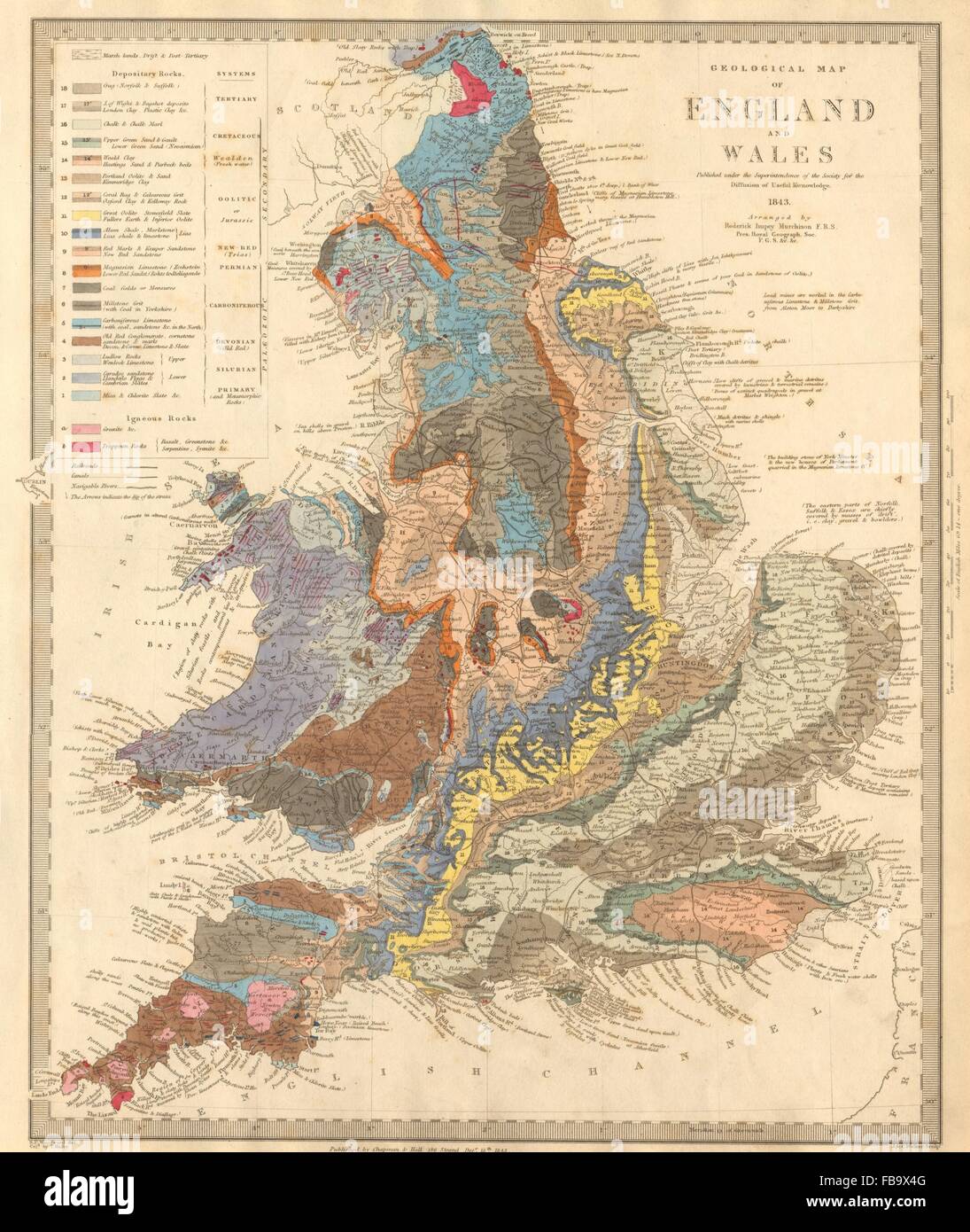 Geological map england hi-res stock photography and images - Alamy