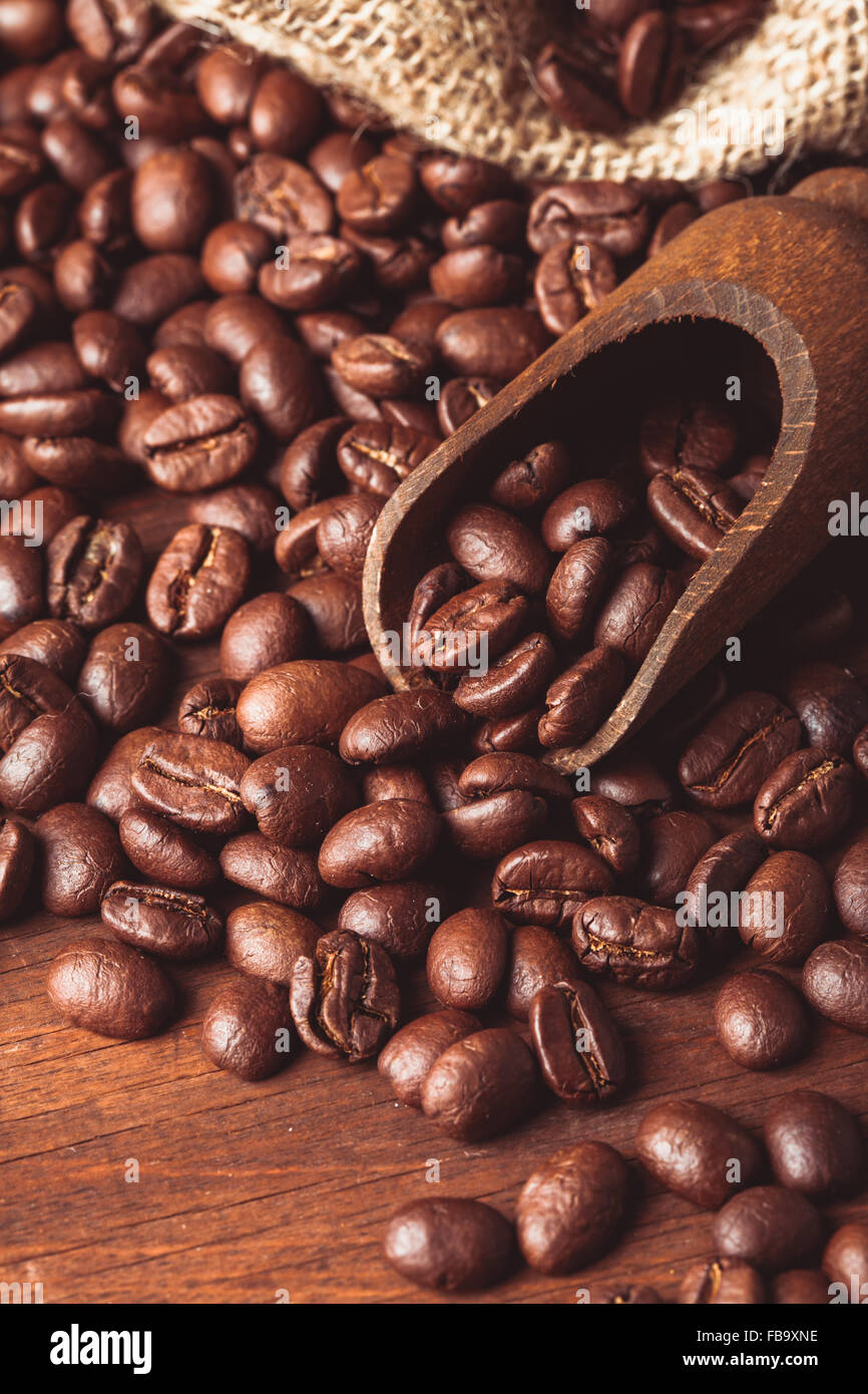 Coffe beans close up Stock Photo - Alamy
